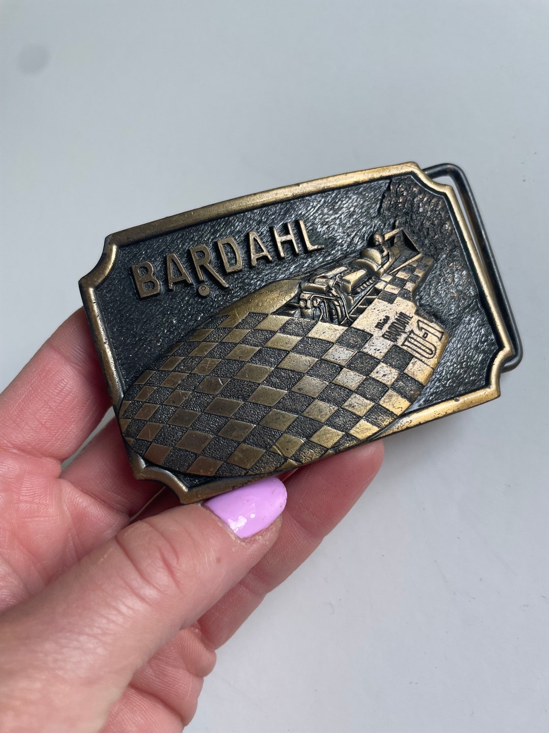 Vintage 1969 Bardahl Racing U-1 Checkered Hydroplane Boat Belt - Etsy