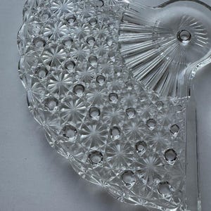 Set of 4 Vintage Glass Hand Fan Snack Plates - Etsy