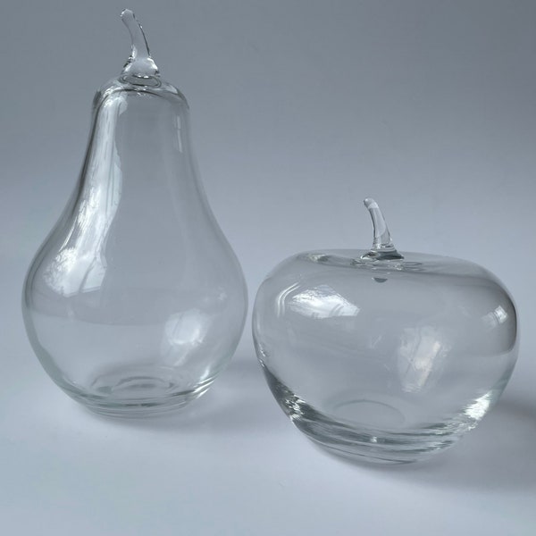 Vintage Glass Apples - Etsy