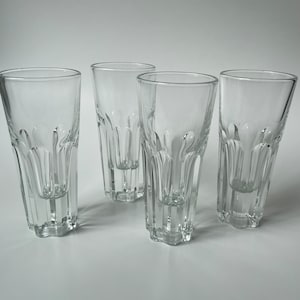 Set of 4 Mid Century Fluted Crystal Cordial / Champagne Glasses - Etsy