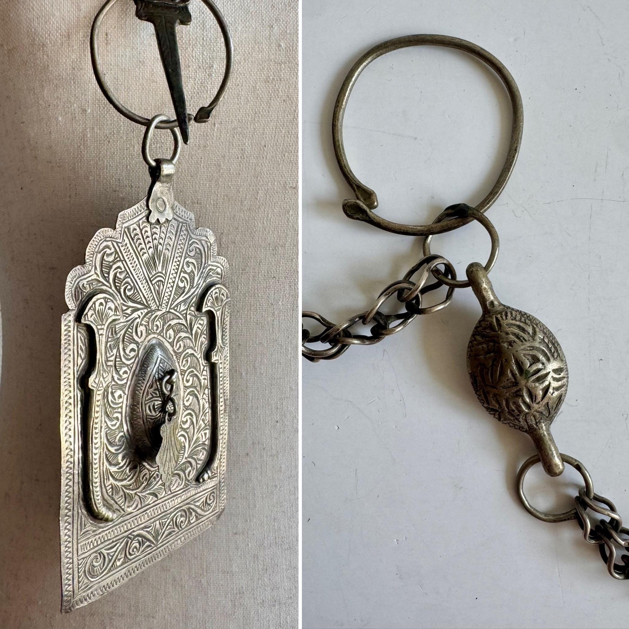 Antique Berber Moroccan 3 Pendant Fibulae Adorning Cloak Clasp - Etsy