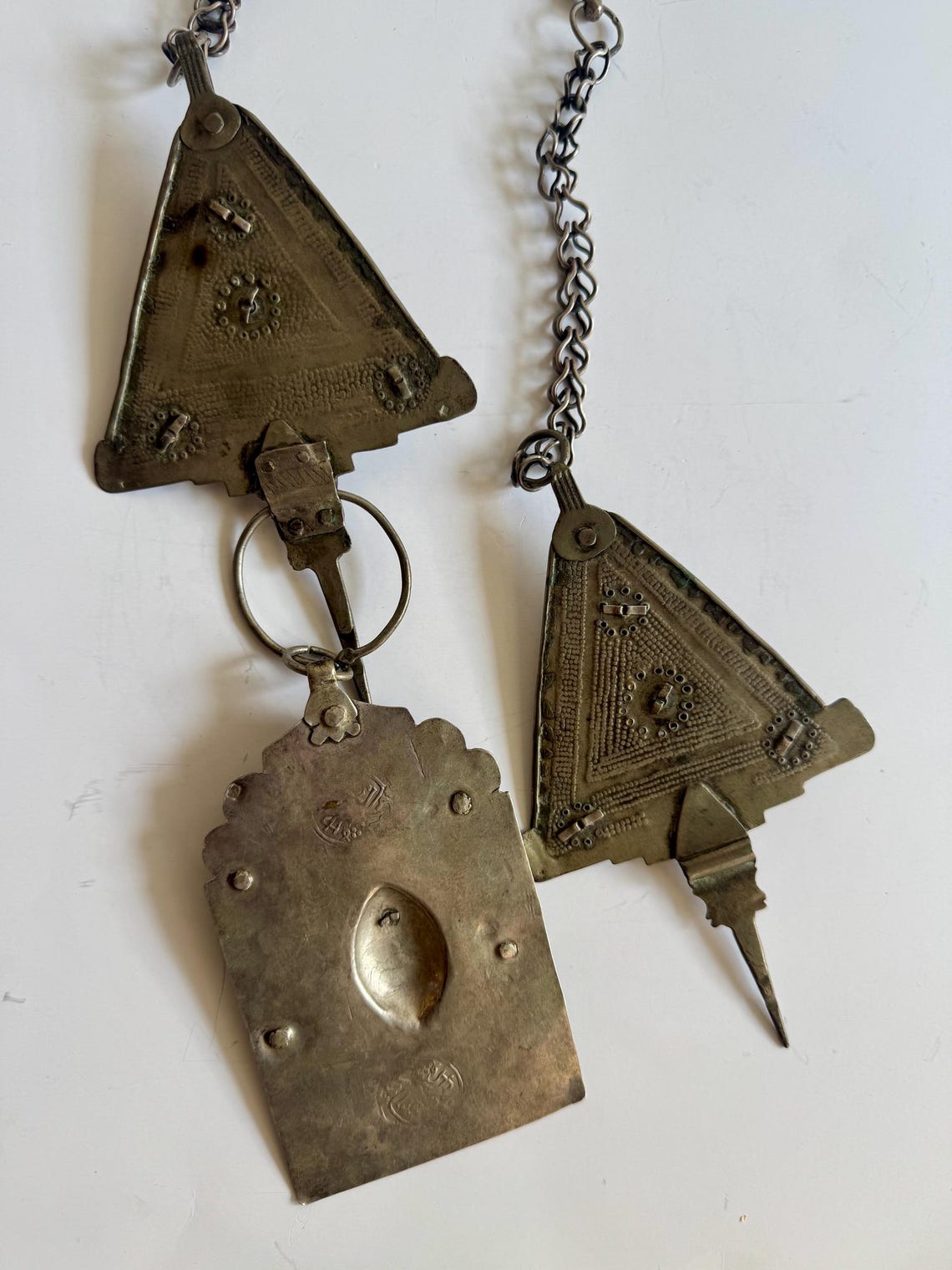 Antique Berber Moroccan 3 Pendant Fibulae Adorning Cloak Clasp - Etsy