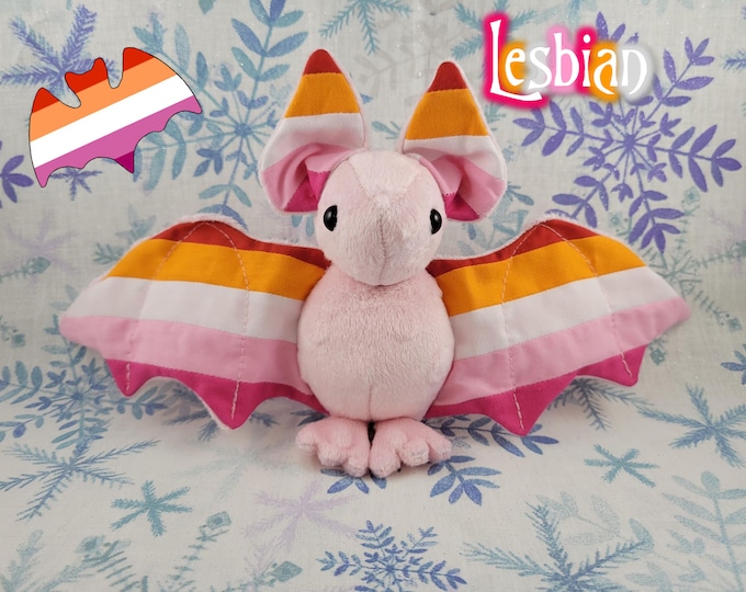 Pride Bat Plush- LGBTQ+ Plushies - Etsy