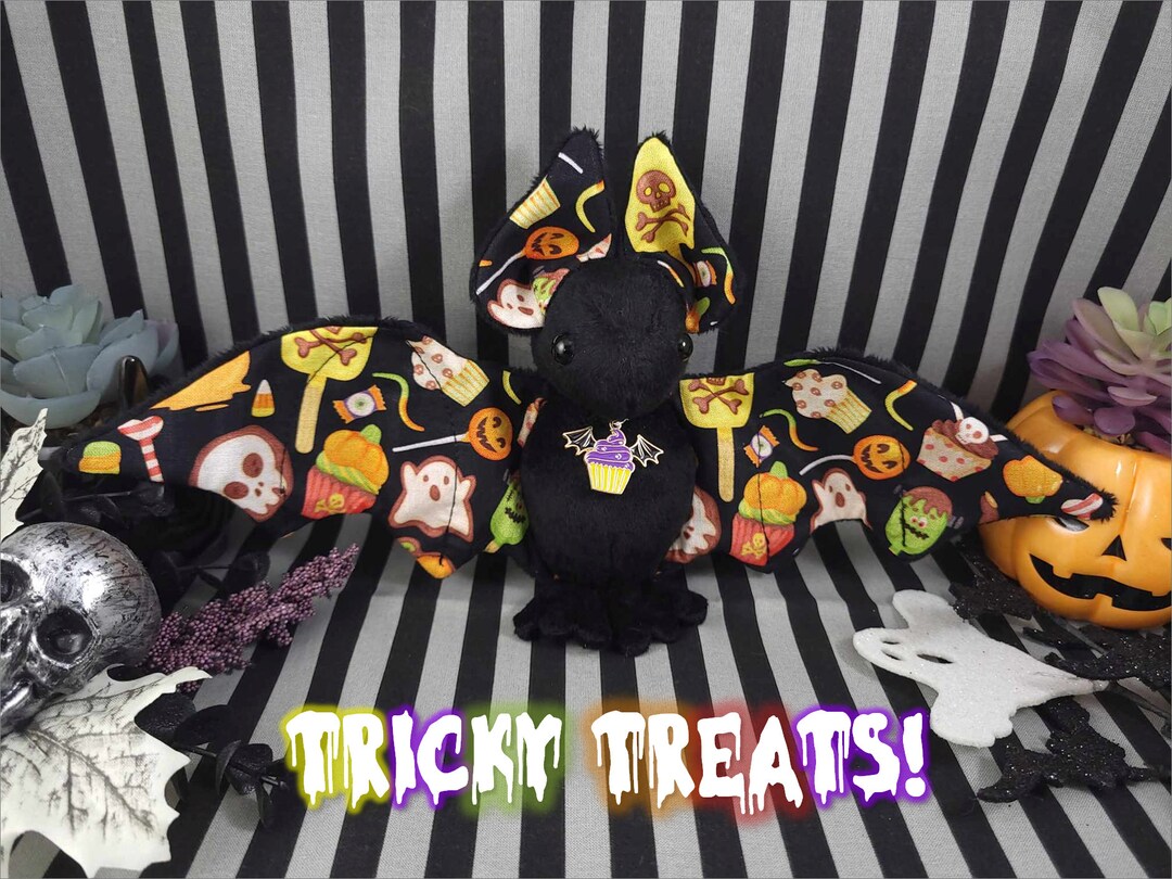 Tricky Treats Special Halloween Batling! - Stuffed Plush Bat, Made to ...