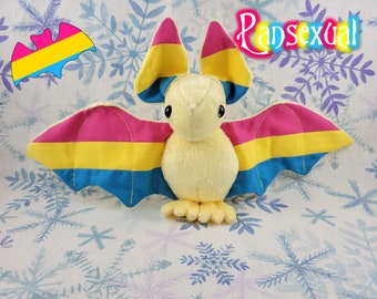 Handmade Blue Transgender Pride Bat Doll - Made to Order LGBTQIA Gift ...