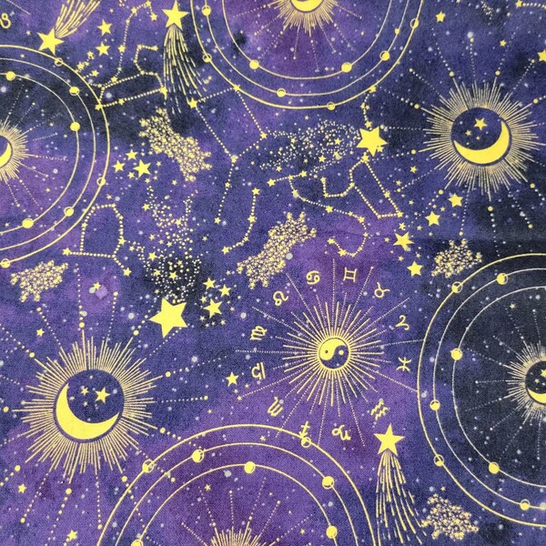 Constellation Fabric - Etsy