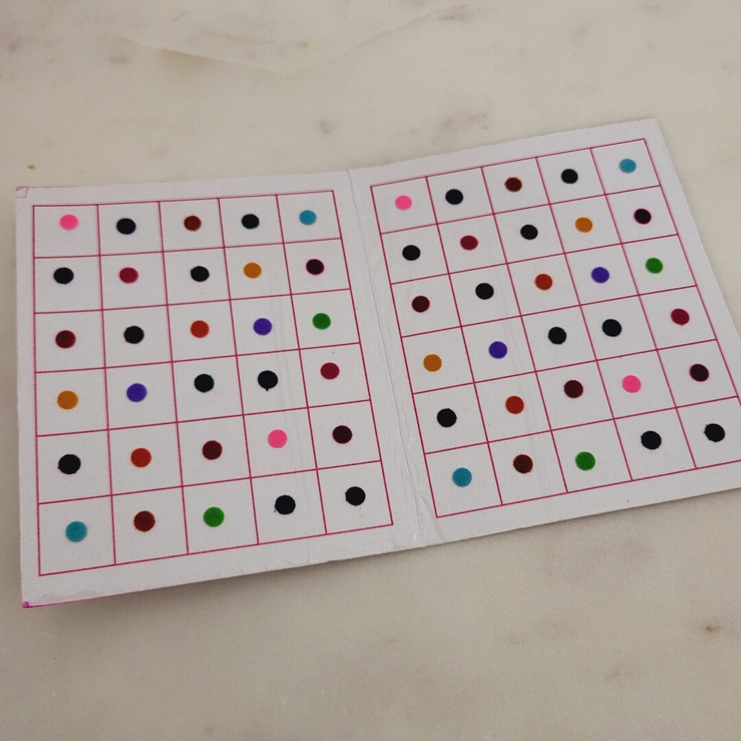 Round Velvet Bindis Multicolor Forehead Bindi Stickers - 60 BINDIS IN ...
