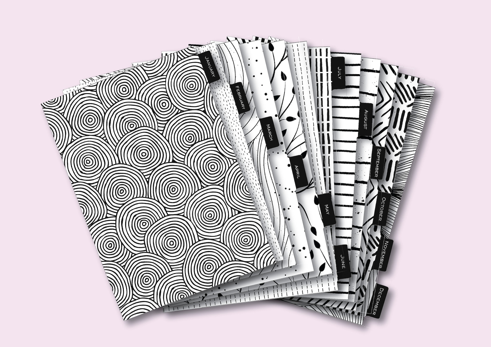 Junior Dividers With Mylar Tabs For: Arc, Tul, Levenger, Circa, Binder ...