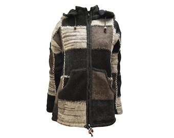 Wool Patchwork Jacket - Etsy