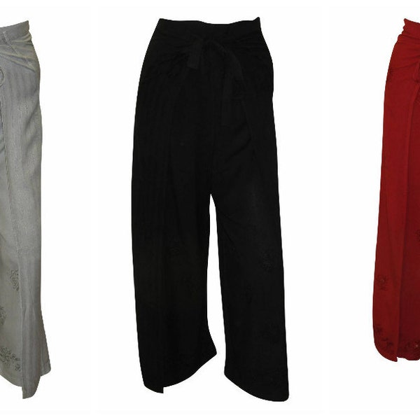 Wrap Around Pants - Etsy