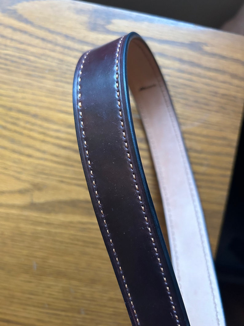 Horween Shell Cordovan Belt - Etsy