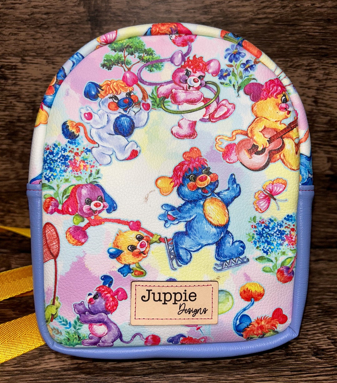 Popples, 80s Cartoon, Retro, Pastel, Small, Crossbody, Custom, Handmade ...