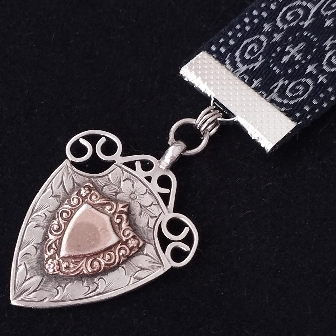 Regency Ribbon Fob, Pocket Watch Accessory, WARWICK, Antique Sterling ...