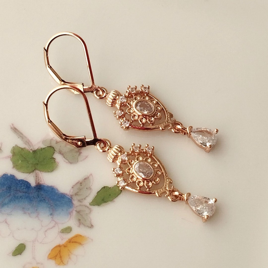 Regency Earrings, Bridgerton, Jane Austen, Georgian Costume, CLIVEDEN ...