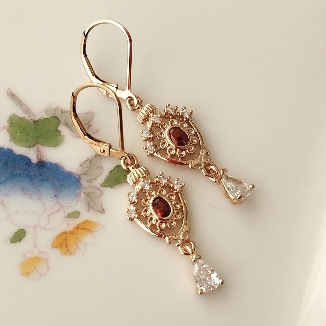 Regency Earrings, Georgian Jewellery, Jane Austen, Re-enactment ...