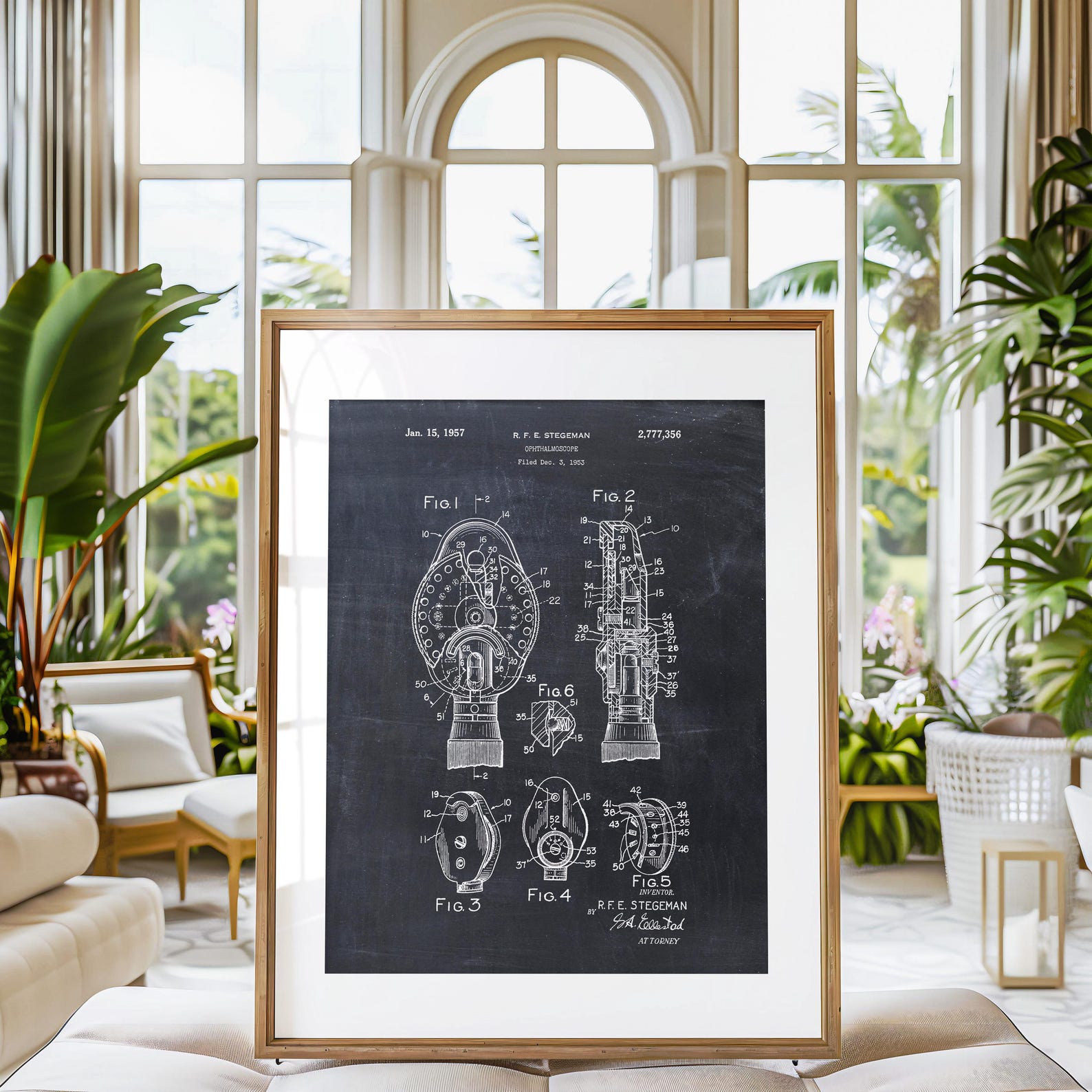 Ophthalmoscope Patent Print - Ophthalmoscope Patent Art Print - Patent ...