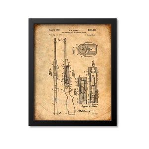 AR-10 Rifle Patent Print - Patent Art Print - Patent Poster - Gun ...