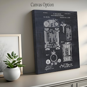 First Computer Patent Print in 1889 - Patent Art Print - Patent Poster ...