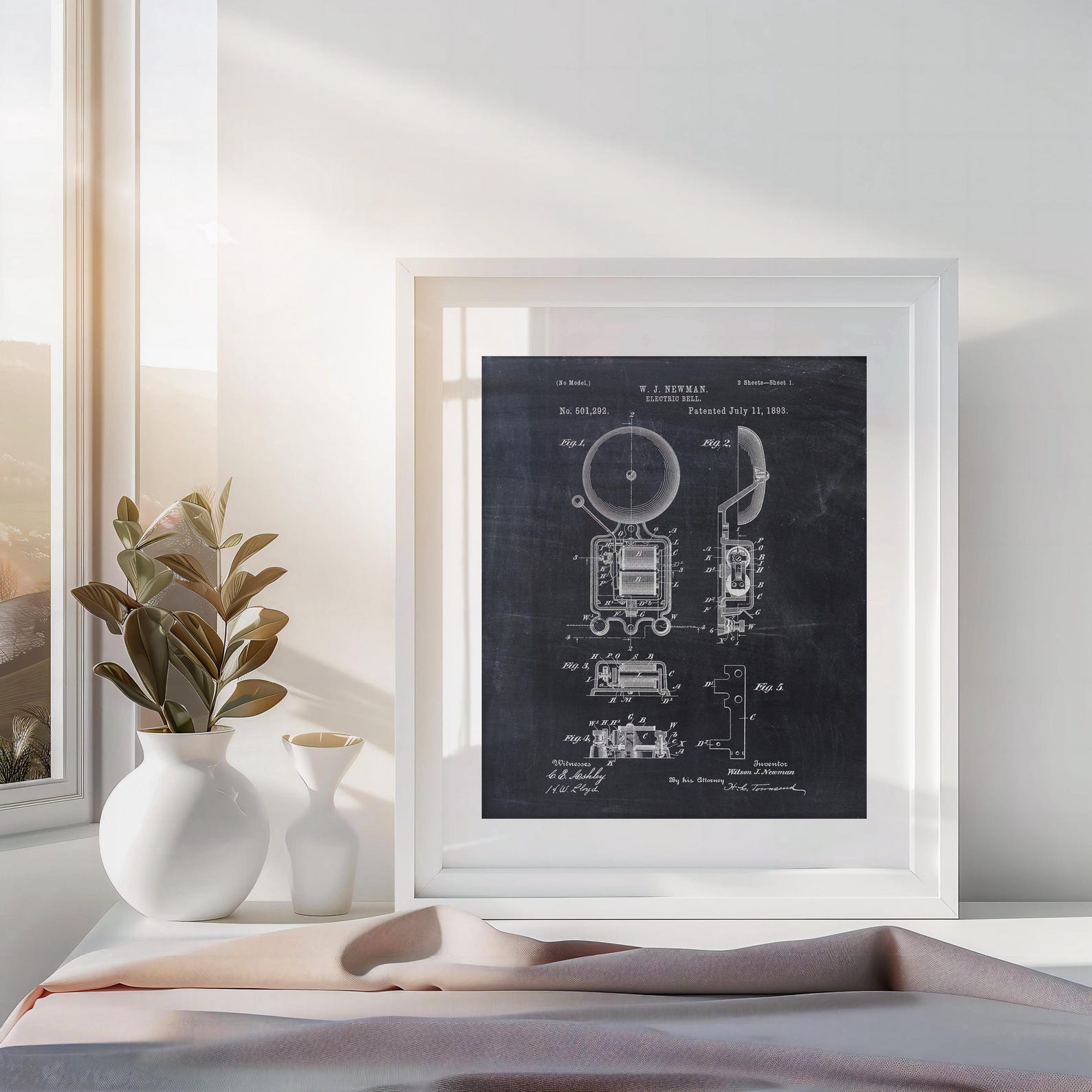 Fire Alarm Patent Print - Patent Art Print - Fireman Gift - Firetruck ...