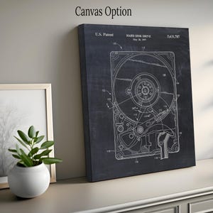 Computer Hard Disk Drive Patent Print Wall Art, Computer Art, Computer ...
