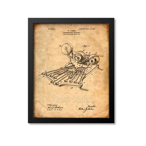 Court Reporter Stenotype Patent Print, Stenotype Patent Art, Stenograph ...