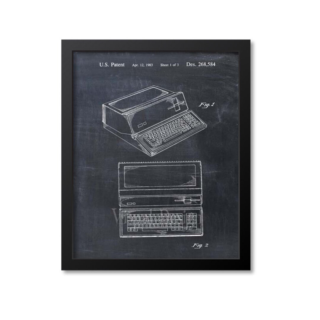 Computer Patent Print Wall Art Poster - Etsy