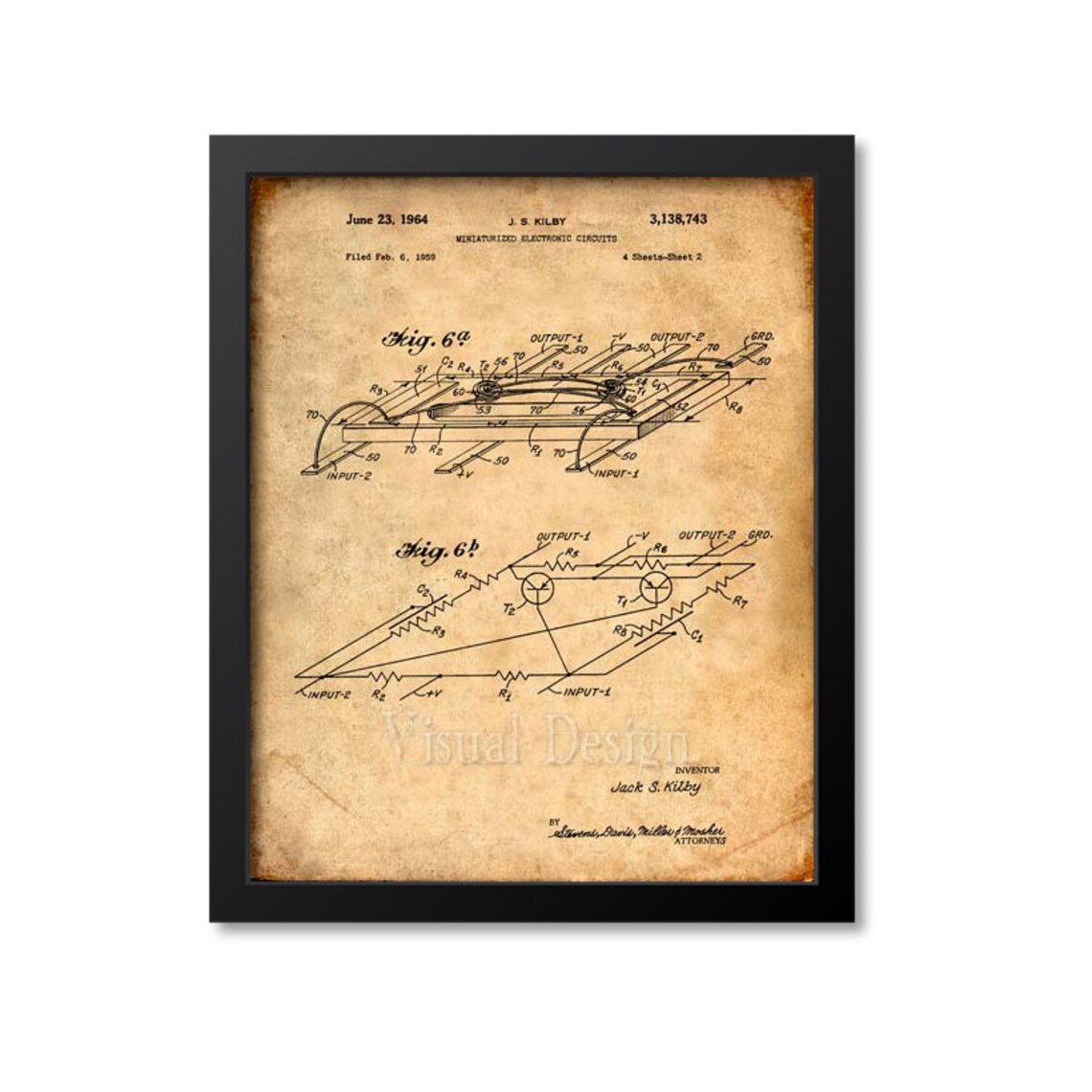 Microchip Patent Print Patent Art Print Patent Poster | Etsy