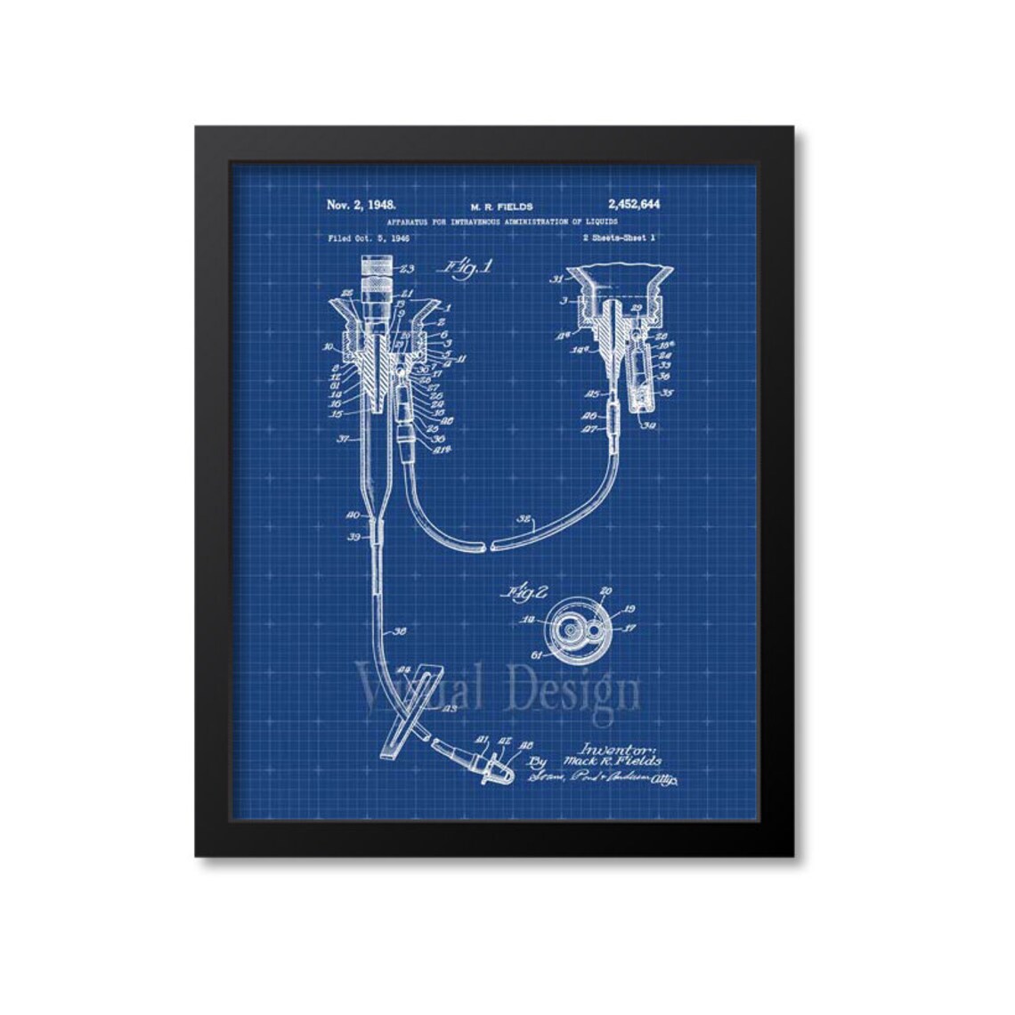 IV Patent Print IV Patent Art Print IV Patent Poster - Etsy