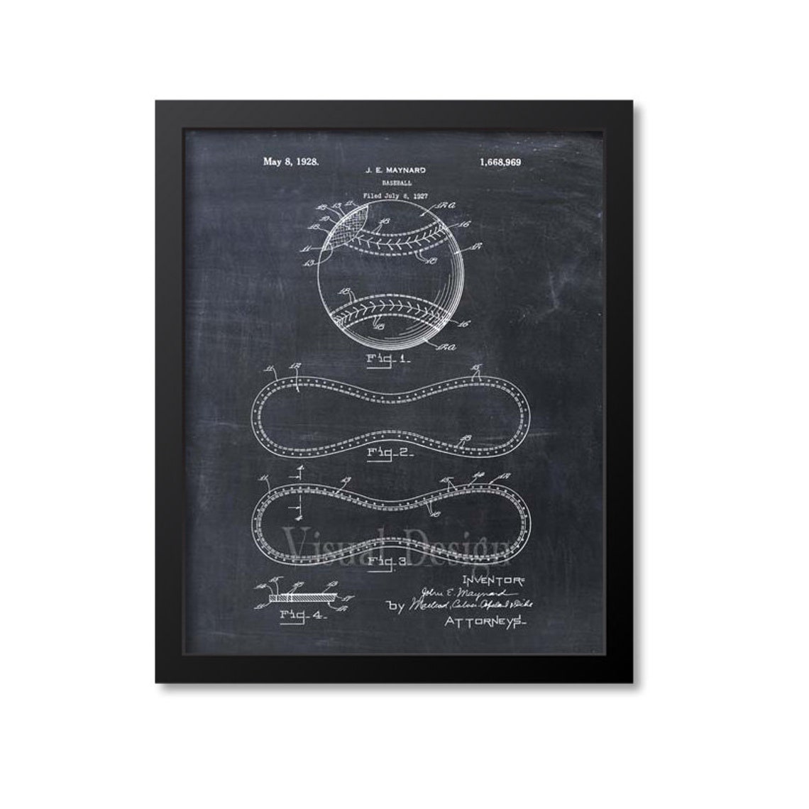 Baseball Patent Print Baseball Art Print Baseball Coach Gift | Etsy