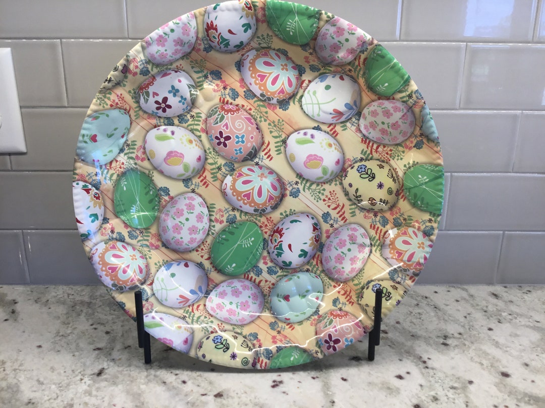 Medium Depth Table Top Platter Display Stand, Holder for a Dish With a ...