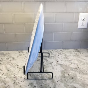 Shallow Table Top Platter Display Stand, Holder, Easel, for a Dish With ...