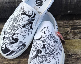 Hand Painted Vans | Etsy