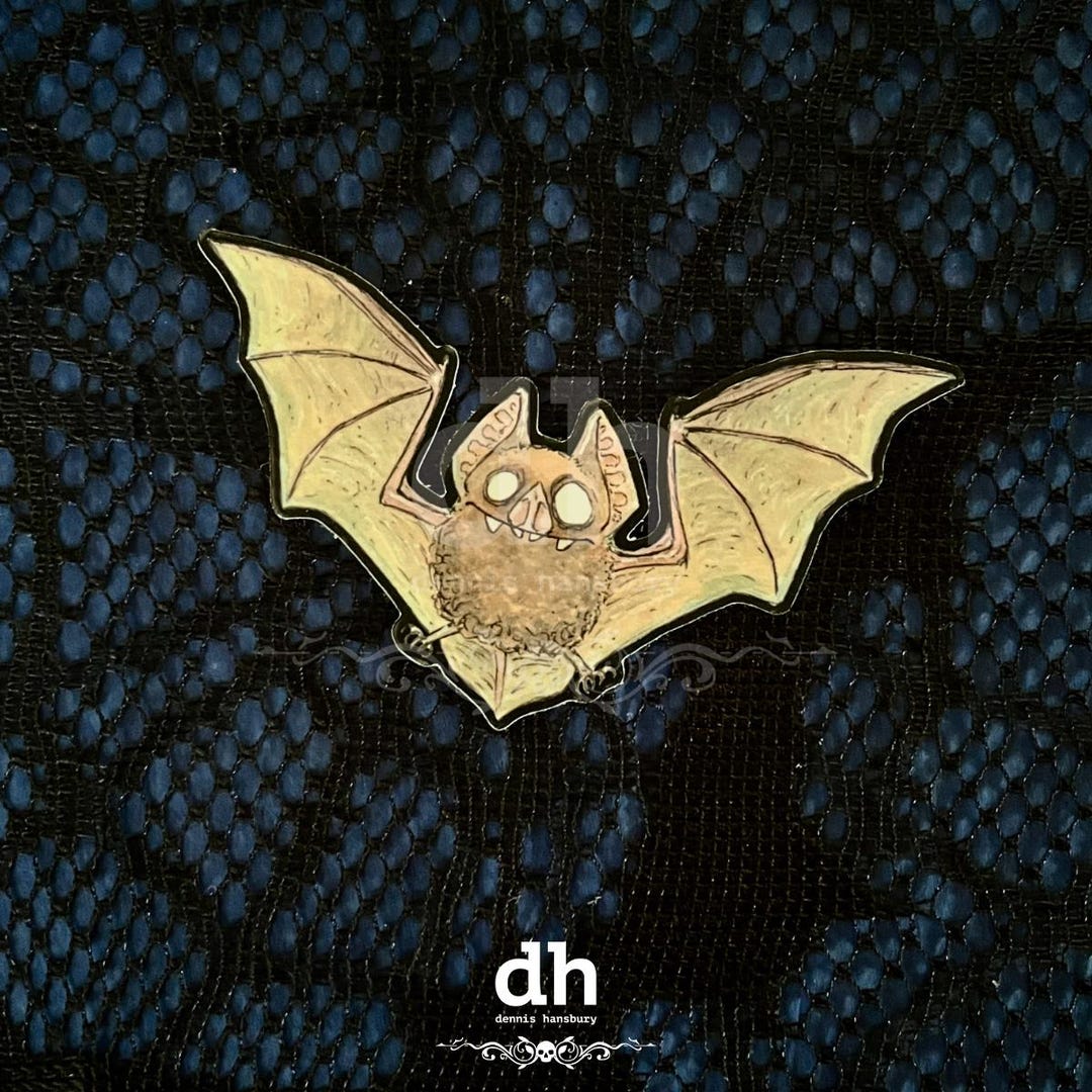 Vampire Bat Sticker – Cute Bat Water Bottle Sticker – Goth Car Decal ...