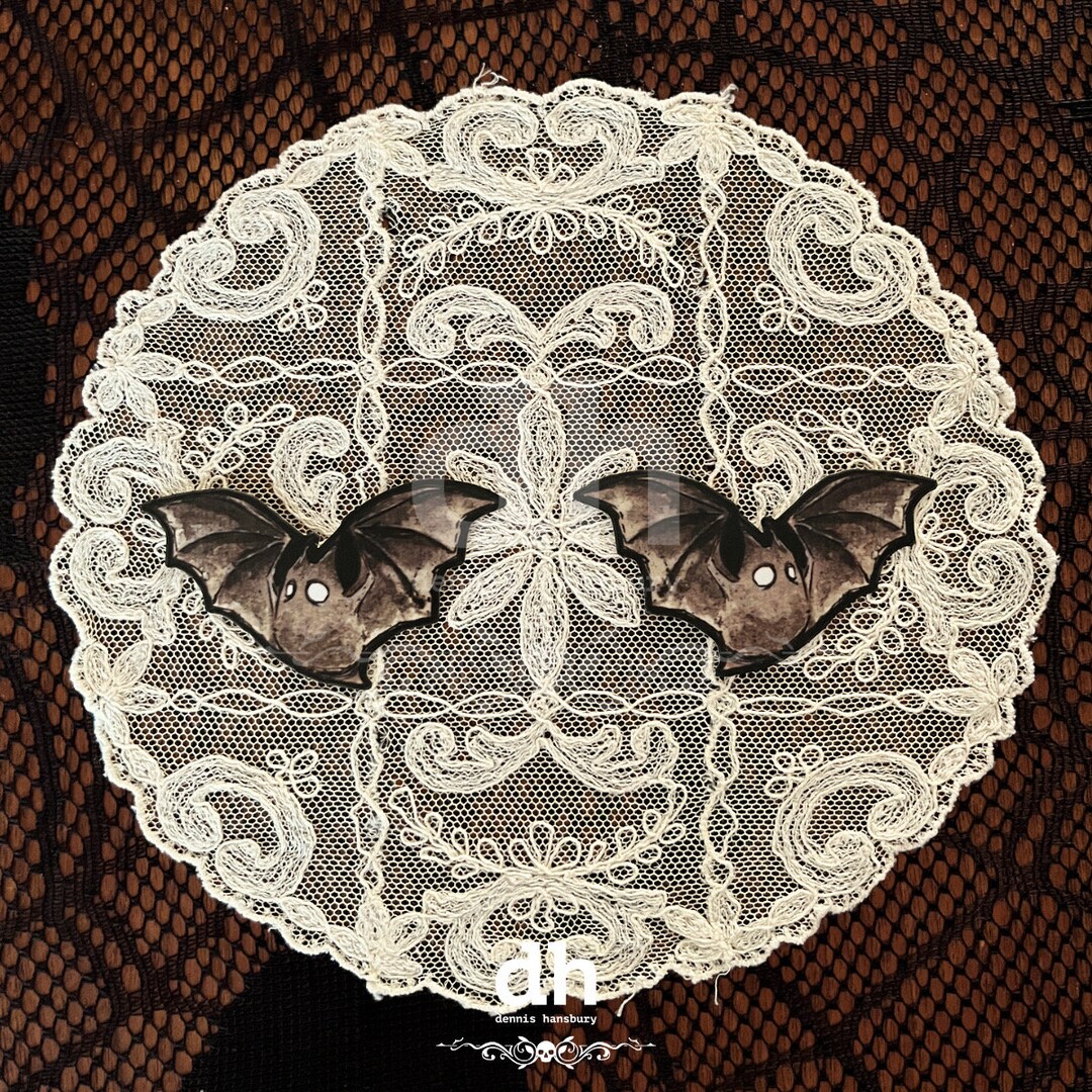 Light Tattered Bat Stickers Cute Bat Water Bottle Sticker Goth Car ...