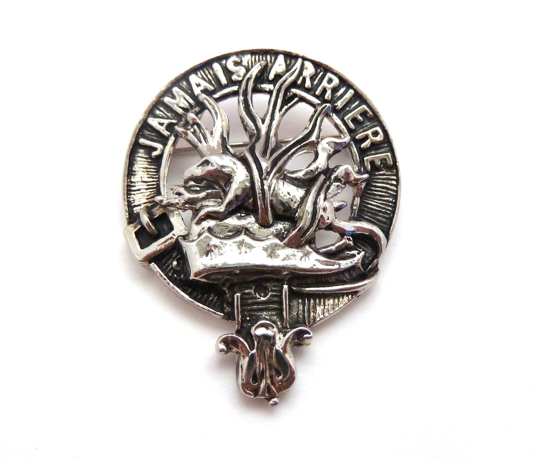 Vintage Large Scottish Clan Douglas Design Brooch by DB Danish Bowman ...