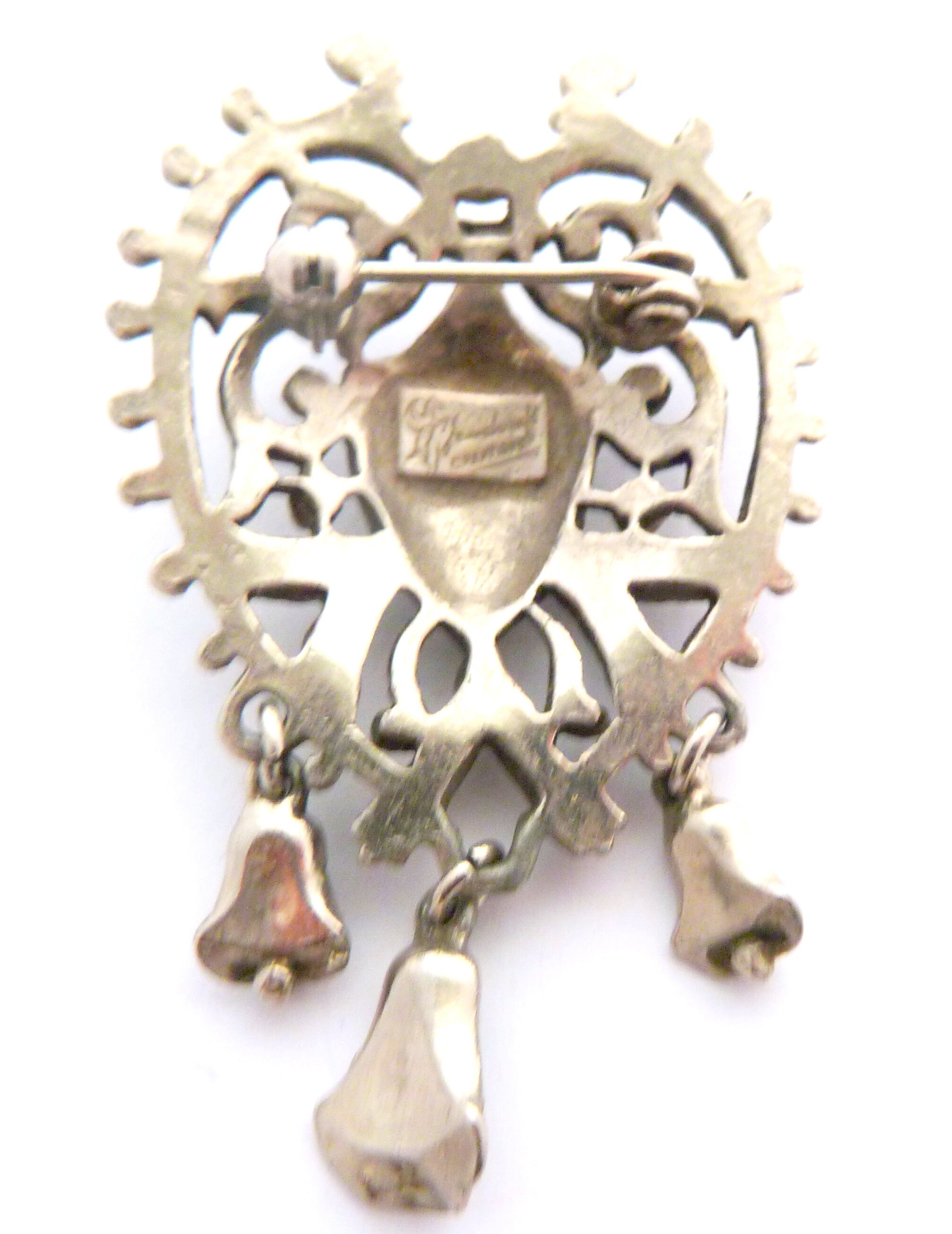 Vintage Brooch Jewelcraft Creation Large Shield Heraldic - Etsy UK