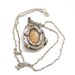 Vintage Miracle Necklace, 70s Celtic Pendant and Chain, Marbled Brown ...