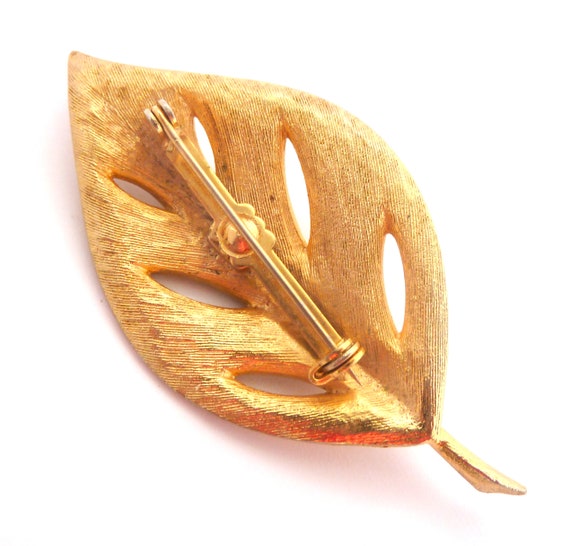Vintage Modernist Style Leaf Design Open Work Detaile… - Gem