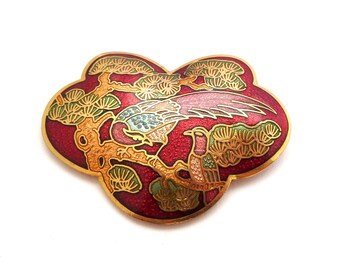 ヴィンテージ 七宝焼き バングル ブレスレット 中国製 エナメル ヴィンテージ 七宝焼き バングル ブレスレット 中国製 エナメル