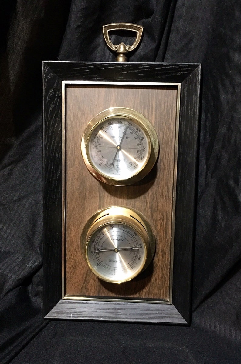 Vintage Springfield Weather Station home thermometer | Etsy