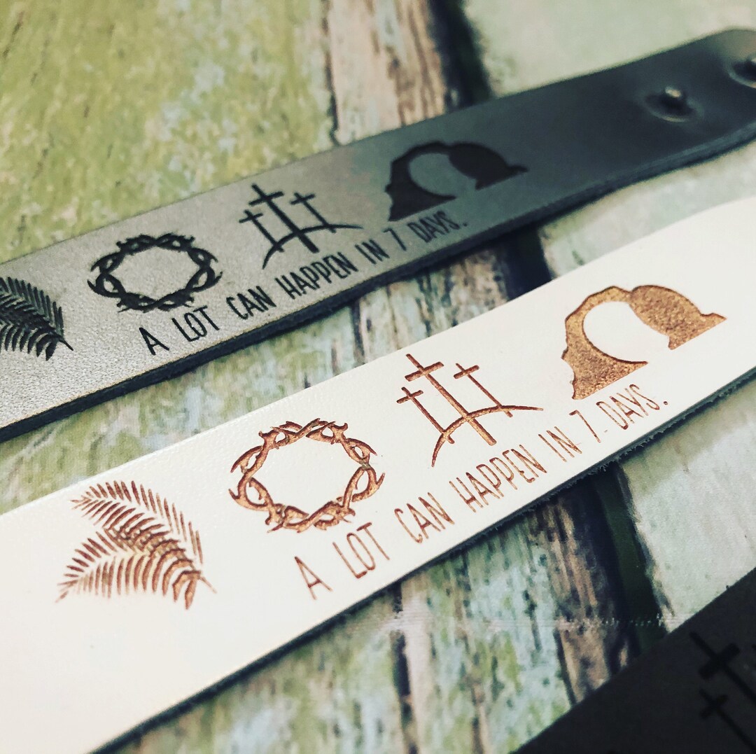 Easter Leather Cuff Bracelets - Etsy