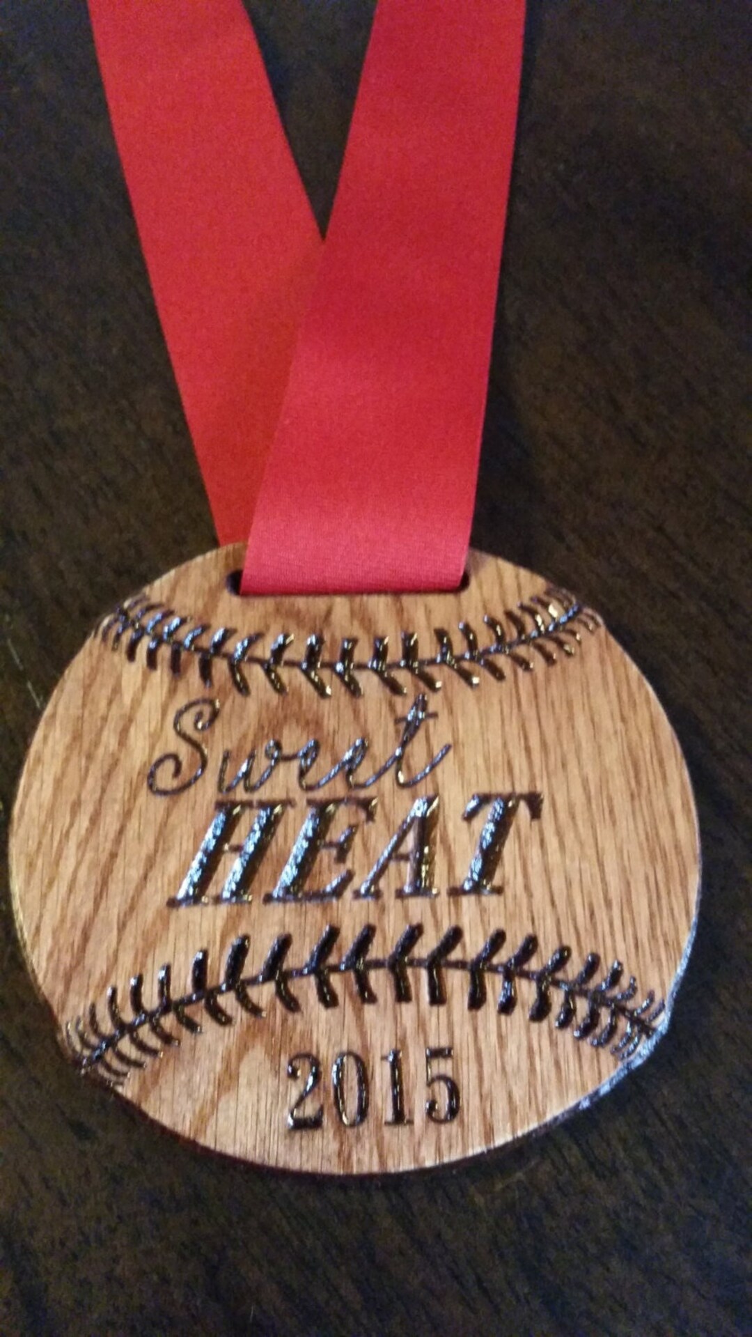 Custom Designed . Wood Carved . Sports Medal . Baseball . Awards ...