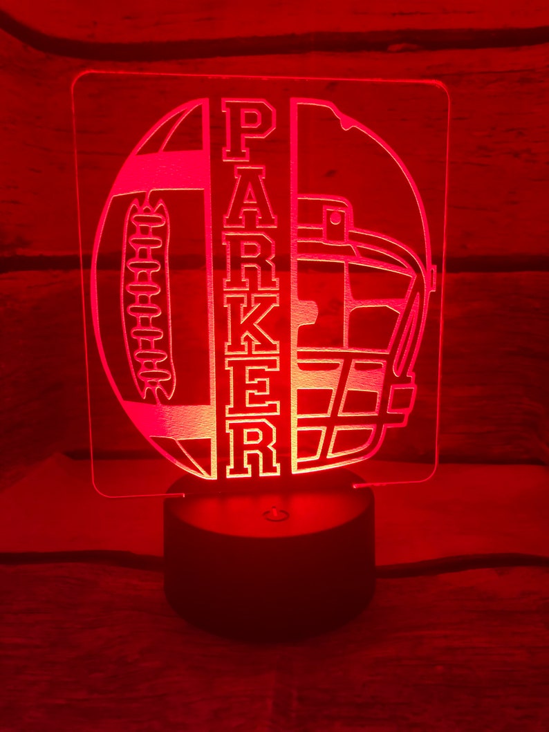 Personalized Football LED - Etsy