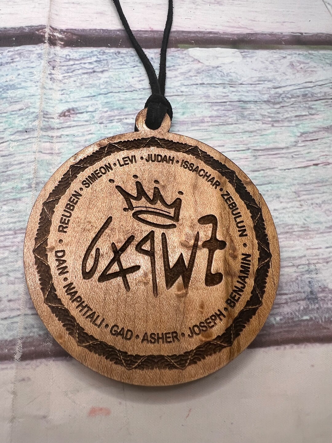 Custom Design . Wood Medal . Running . Laser Engraved . Hand Finished ...