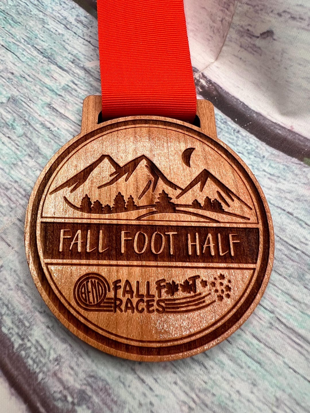 Custom Designed. Wood Medals . Laser Engraved . Hand Finished . Awards ...