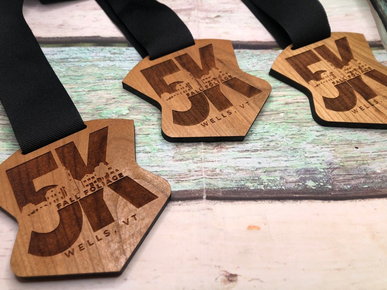 Custom Design Wood Medal - Etsy