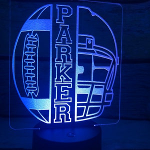 Personalized Football LED - Etsy
