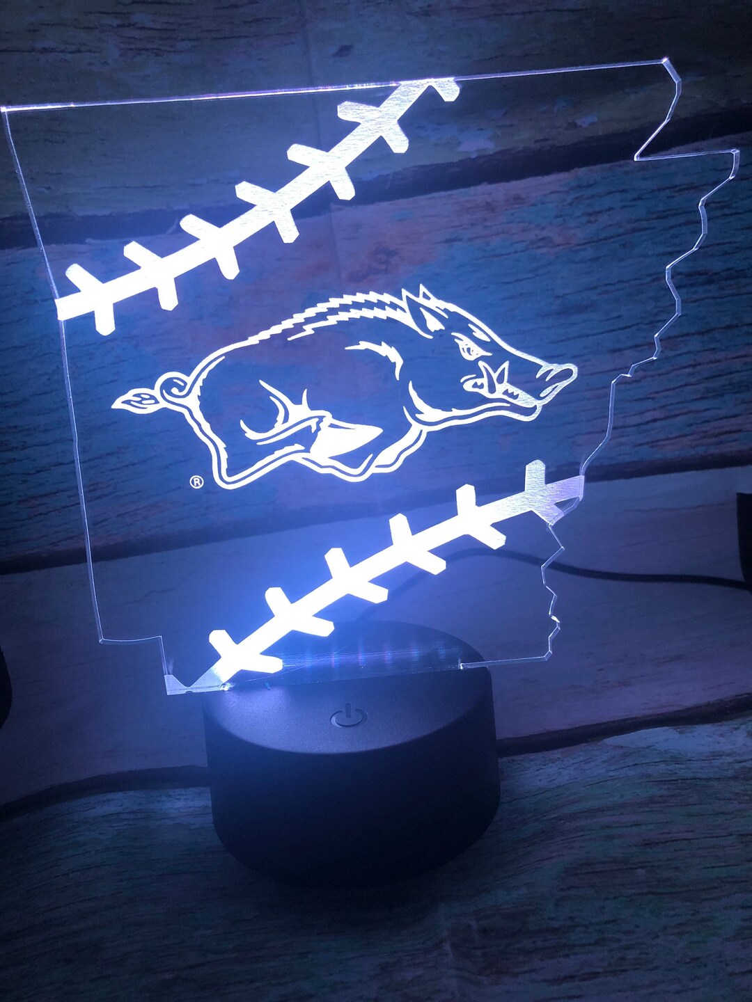 Arkansas State Razorback LED Desk Light - Etsy