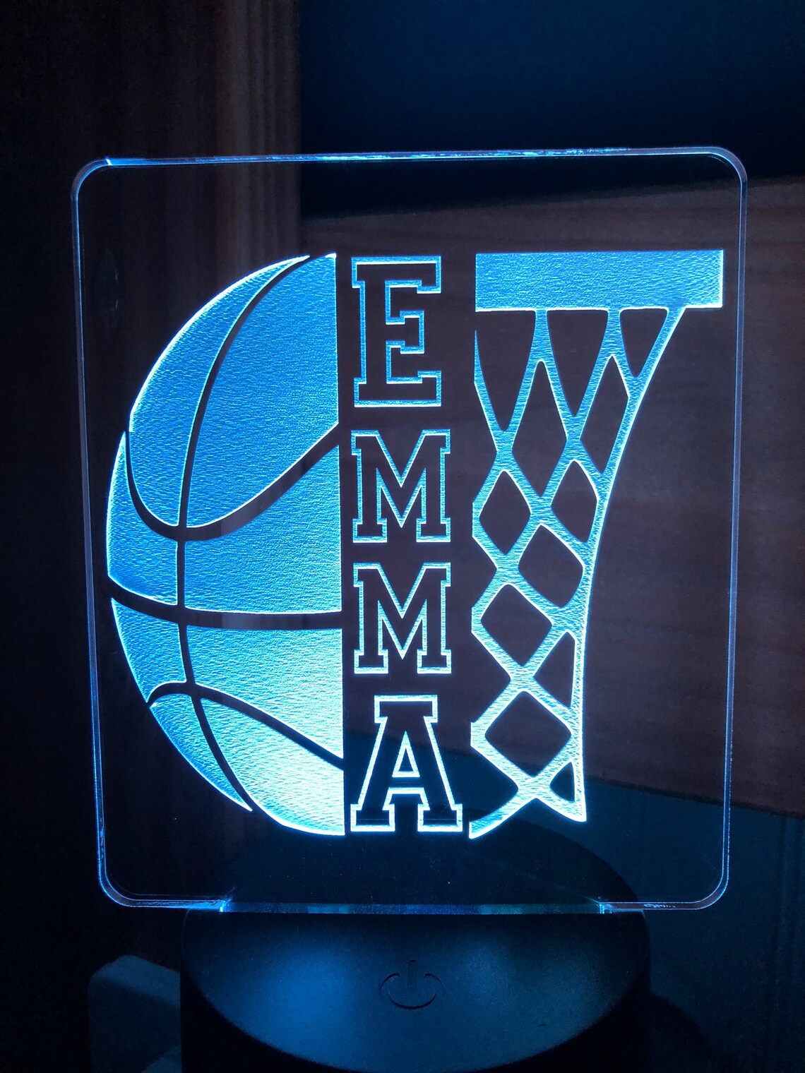 Basketball Personalized LED Light - Etsy