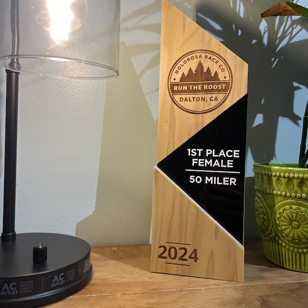 Wood Trophy - Etsy